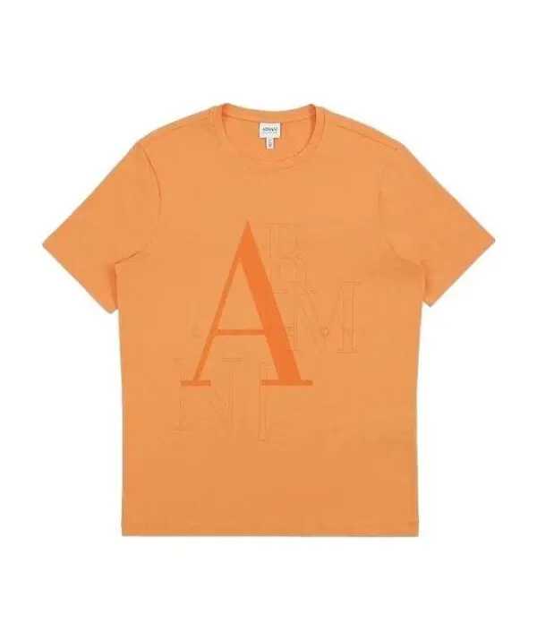 Emporio Armani Printed Round-necked T-shirt