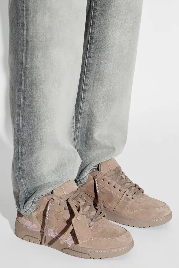 Off-White Out Of Office Lace-up Sneakers - Gray