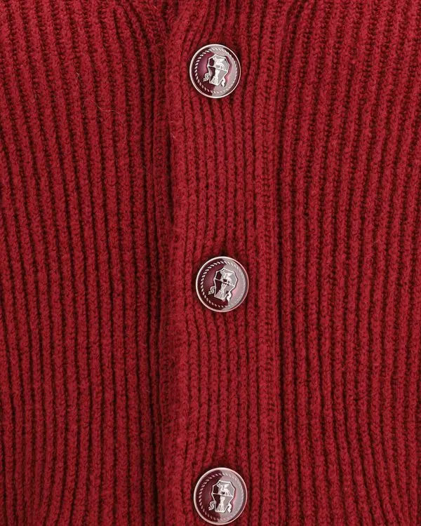 Brunello Cucinelli Collared Knit Sweater With Patch Pockets
