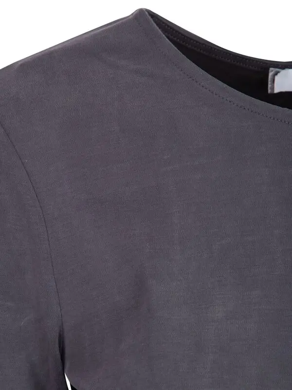 SAMSOE SAMSOE One-shoulder T-shirt - Black