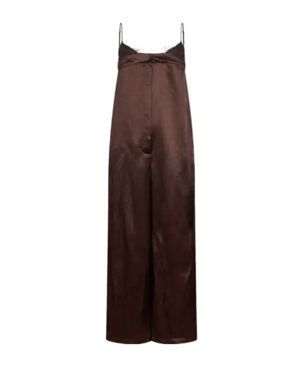 Liu Jo Lace-trimmed Jumpsuit - Brown
