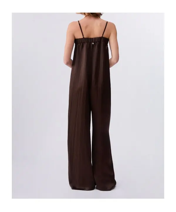 Liu Jo Lace Trim Wide-leg Jumpsuit