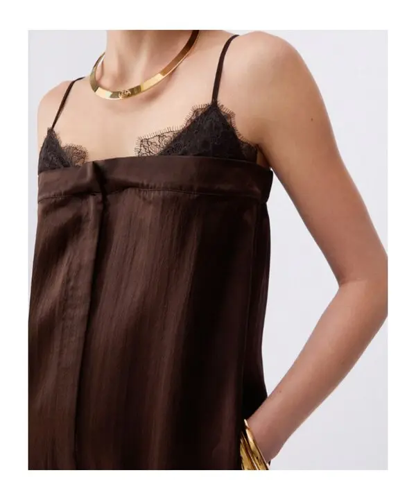 Liu Jo Lace Trim Wide-leg Jumpsuit