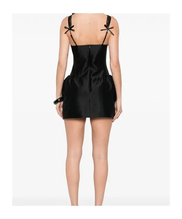 SHUSHU/TONG Lace-trimmed Corset Mini Dress