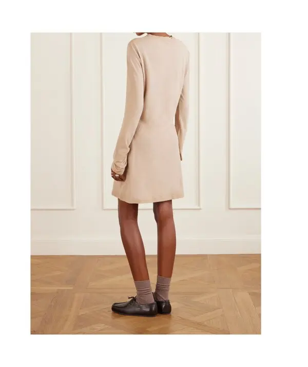 Acne Studios Printed Cotton-jersey Mini Dress