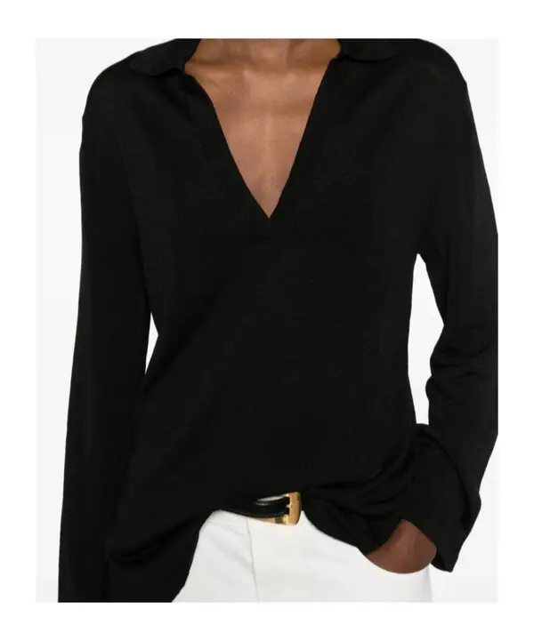 P.a.r.o.s.h Babygirl" V-neck Knitted Sweater