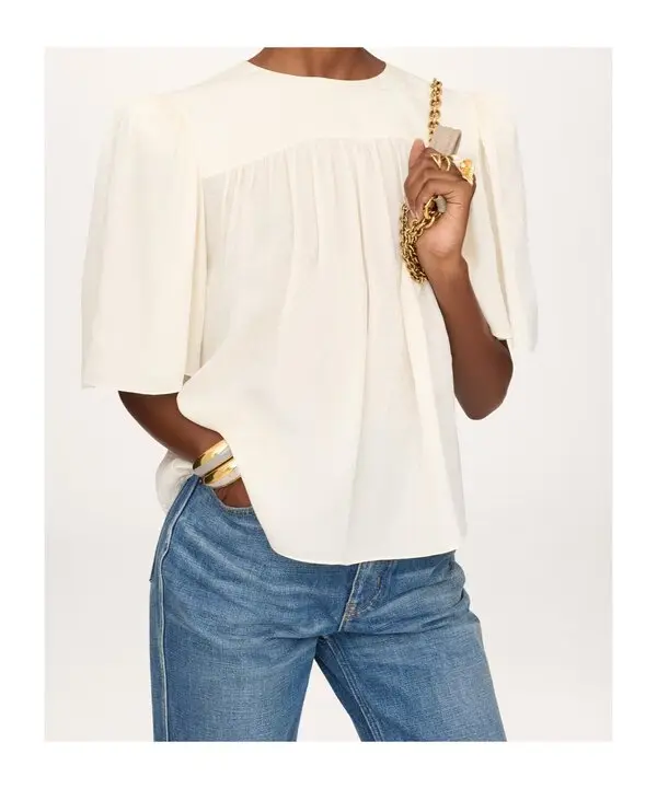 Chloé Gathered Detail Blouse