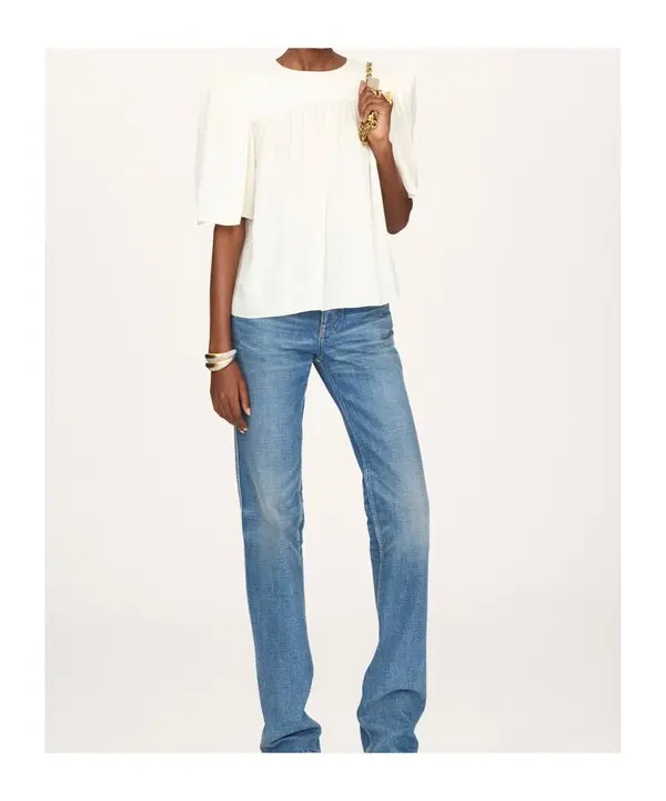 Chloé Gathered Detail Blouse
