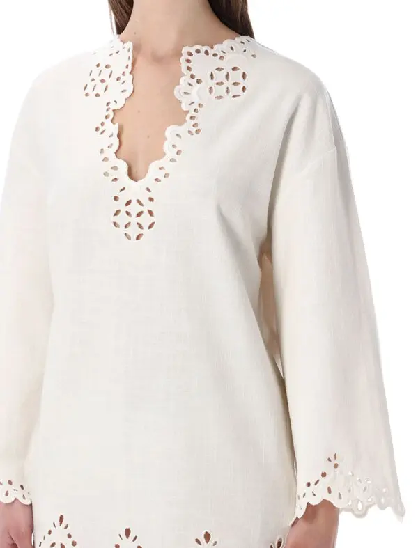 Isabel Marant Étoile Long-sleeved Embellished Cover-up
