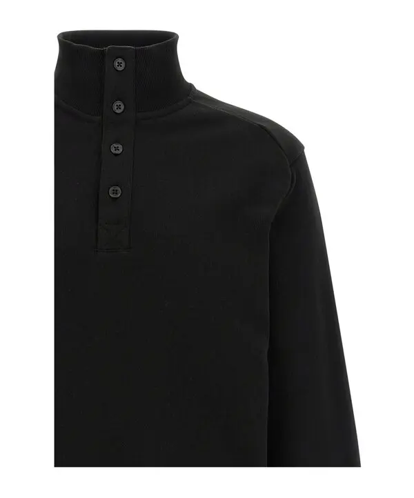 ENTIRE STUDIOS High-neck Buttoned Sweatshirt