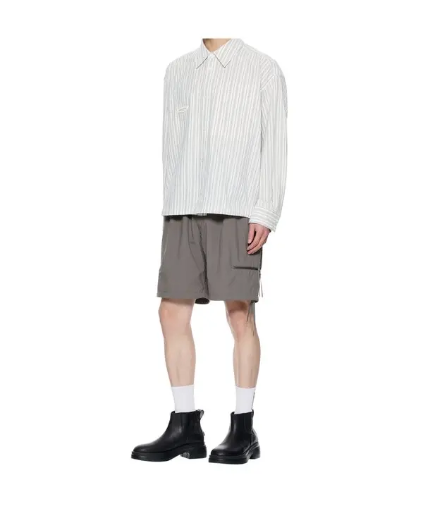 WOOYOUNGMI Embroidered Stripe Shirt