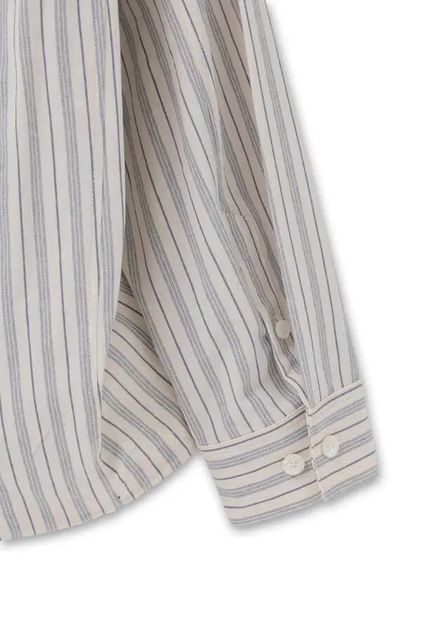 WOOYOUNGMI Embroidered Stripe Shirt