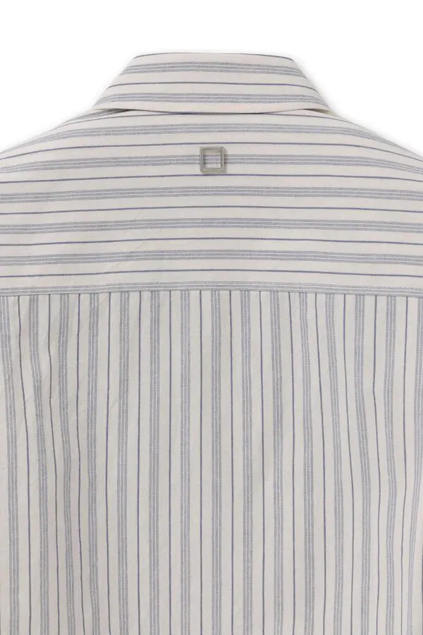 WOOYOUNGMI Embroidered Stripe Shirt