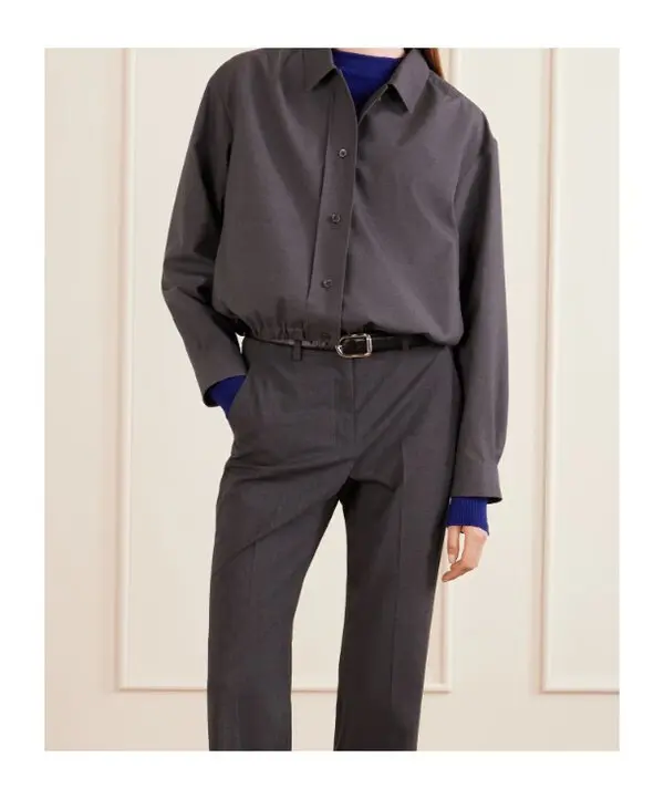 JIL SANDER Long Sleeve Shirt With Elastic Hem