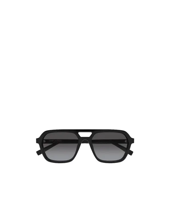 Saint Laurent Aviator Frame Sunglasses - Black