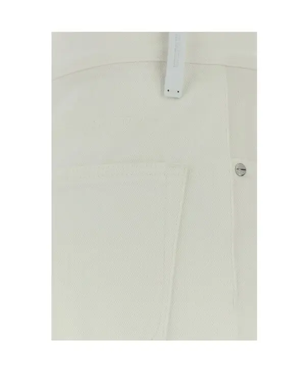 JIL SANDER Denim Trousers - White