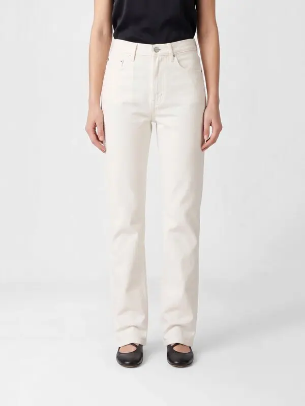 JIL SANDER Denim Trousers - White