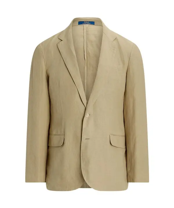 Polo Ralph Lauren Single-breasted Linen Blazer - Nude