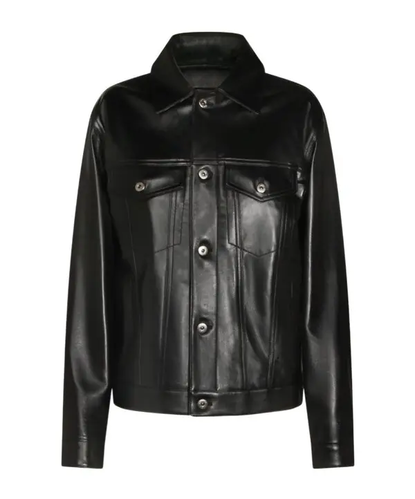 Bottega Veneta Long-sleeve Leather Jacket - No