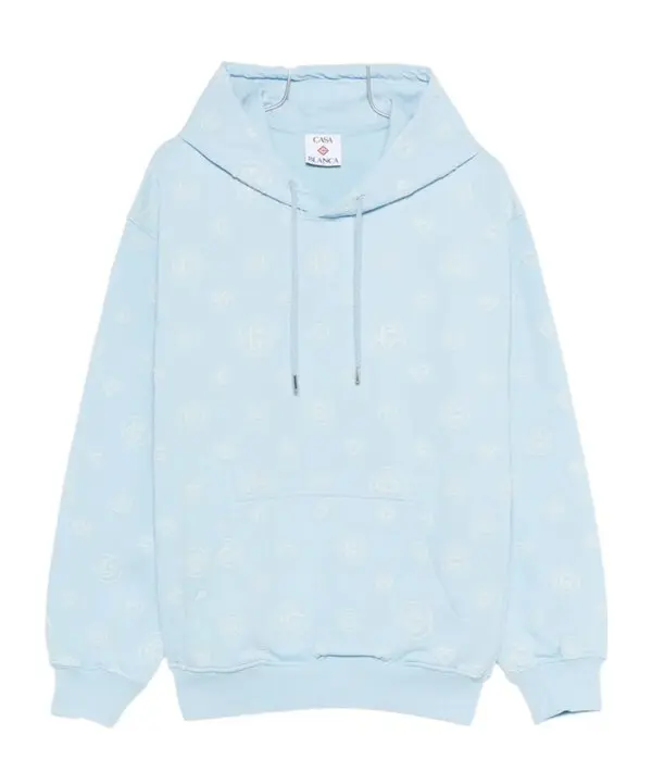 Casablanca Long-sleeved Sweatshirt - Blue
