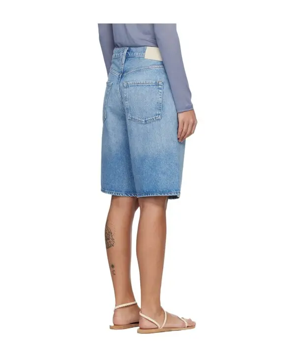 Citizens Of Humanity Denim Patch Pocket Shorts - Blue