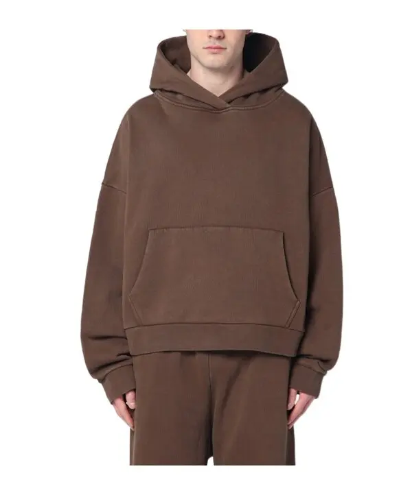 ENTIRE STUDIOS Oversized Hoodie Sweatshirt - Brown