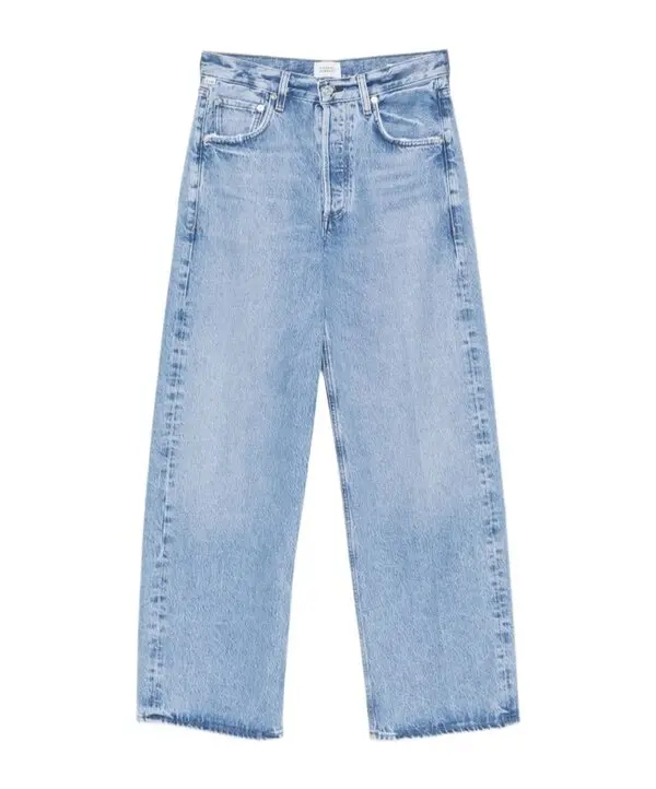Citizens Of Humanity Ayla Faded-effect Wide-leg Jeans - Blue