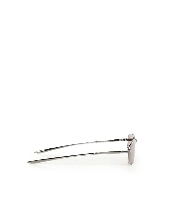 Balenciaga Rectangle Rimless Sunglasses