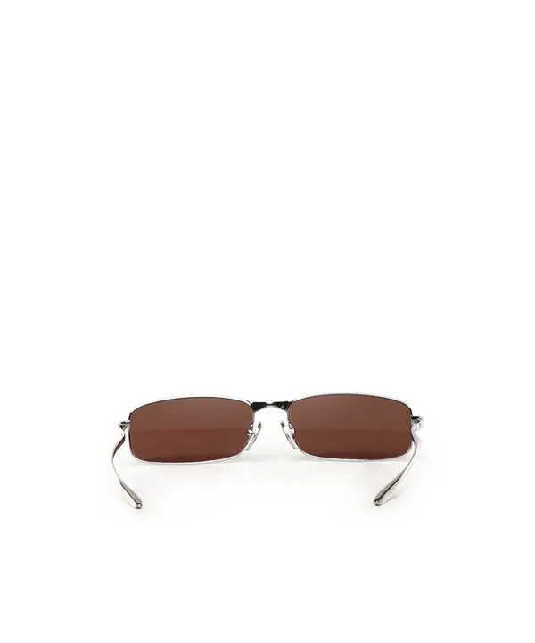 Balenciaga Rectangle Rimless Sunglasses