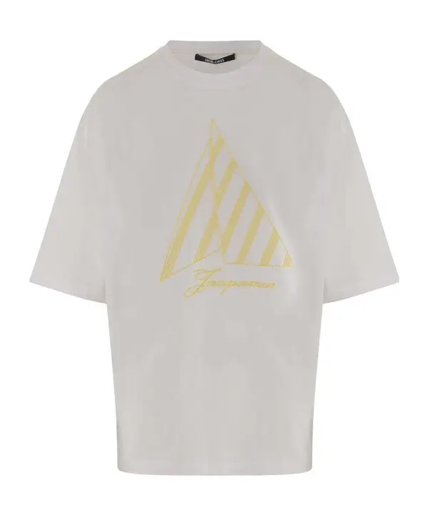 Jacquemus Embroidered Oversized T-shirt - White