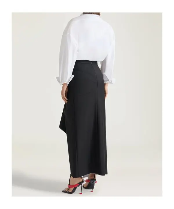 Givenchy Wide Collar Long Sleeved Shirt