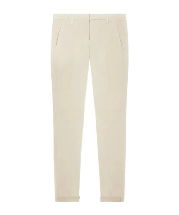 DONDUP Casual Tailored Pants With Belt Loops - Nude