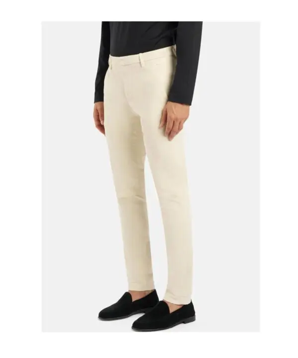 DONDUP Casual Tailored Pants With Belt Loops - Nude