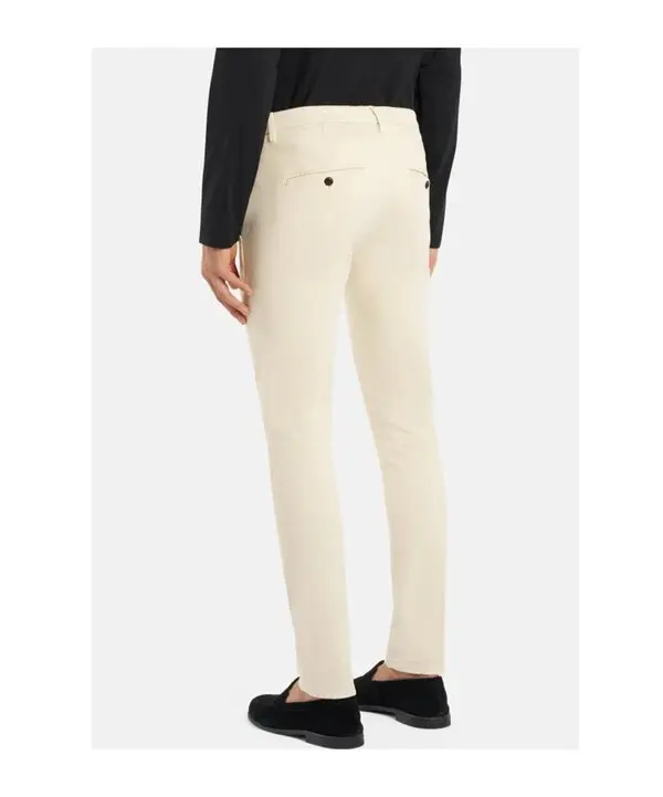 DONDUP Casual Tailored Pants With Belt Loops - Nude