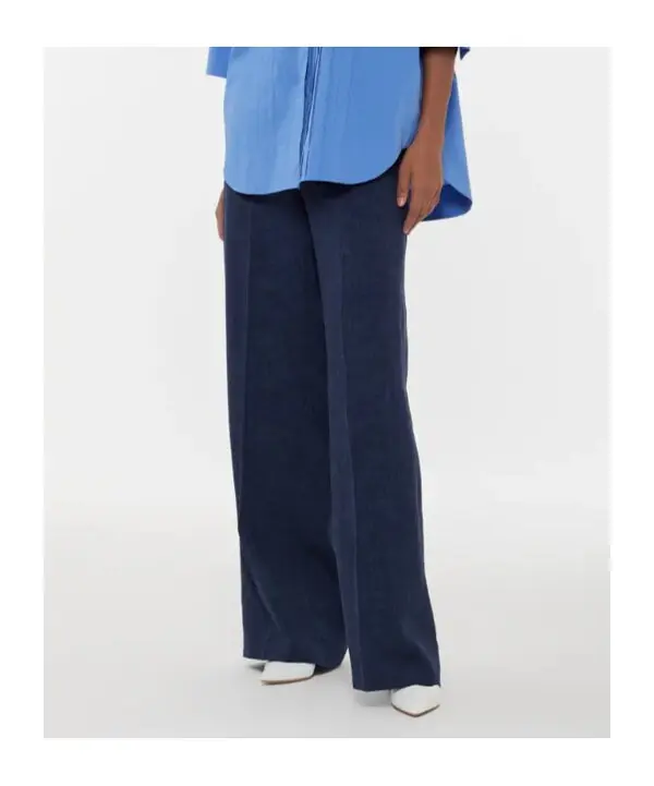 P.a.r.o.s.h Wide Leg Button Trousers
