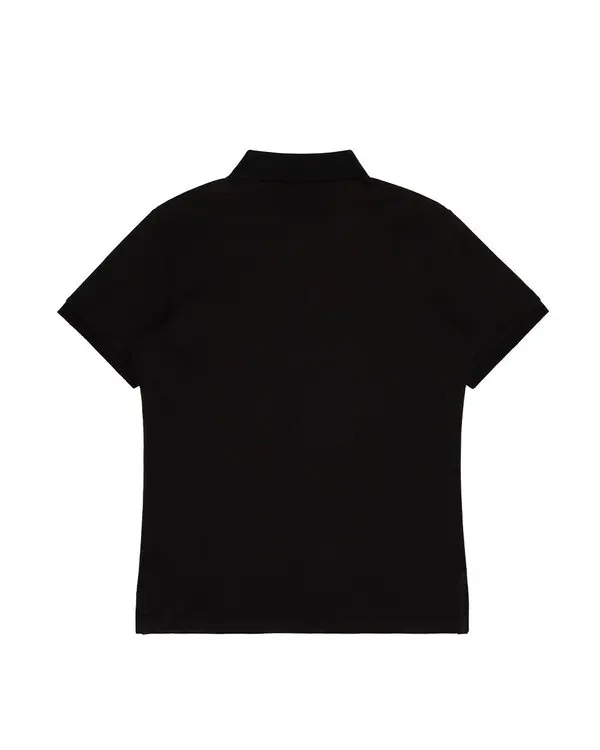 Just Cavalli Pattern Polo Shirt - Black