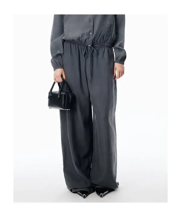 Alexander Wang Mid-rise Wide Leg Trackpants