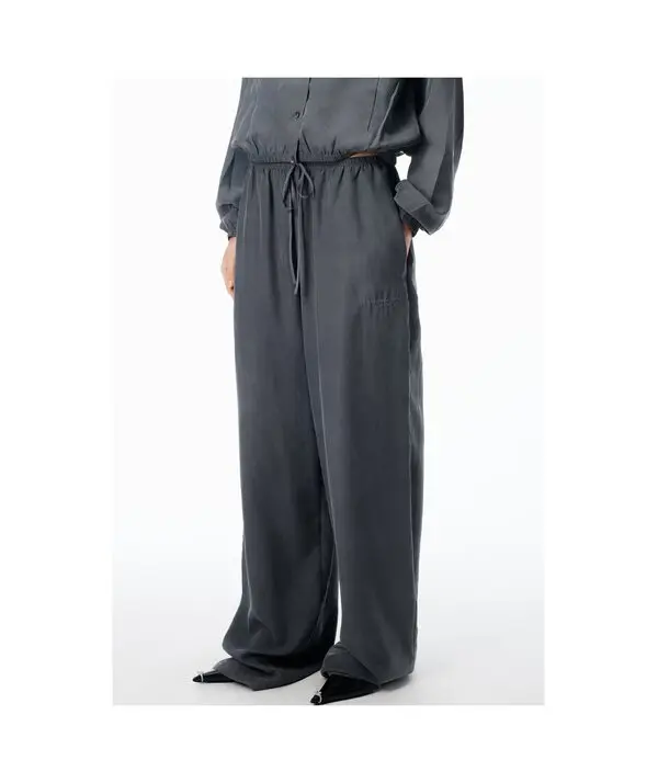 Alexander Wang Mid-rise Wide Leg Trackpants