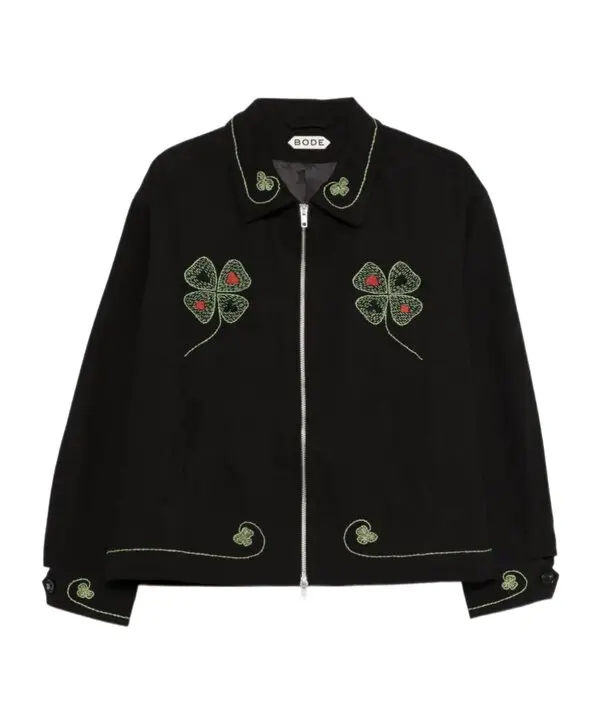 BODE Lucky Draw Embroidered Zip-up Jacket