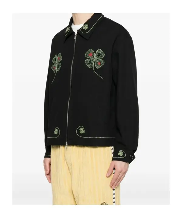 BODE Lucky Draw Embroidered Zip-up Jacket
