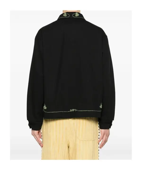 BODE Lucky Draw Embroidered Zip-up Jacket