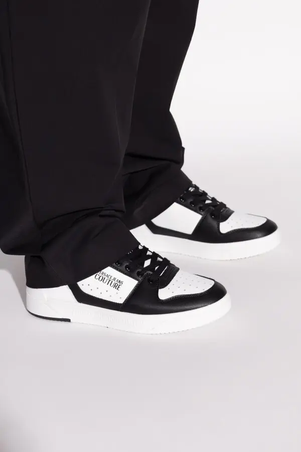 Versace Logo Print Low-top Sneakers