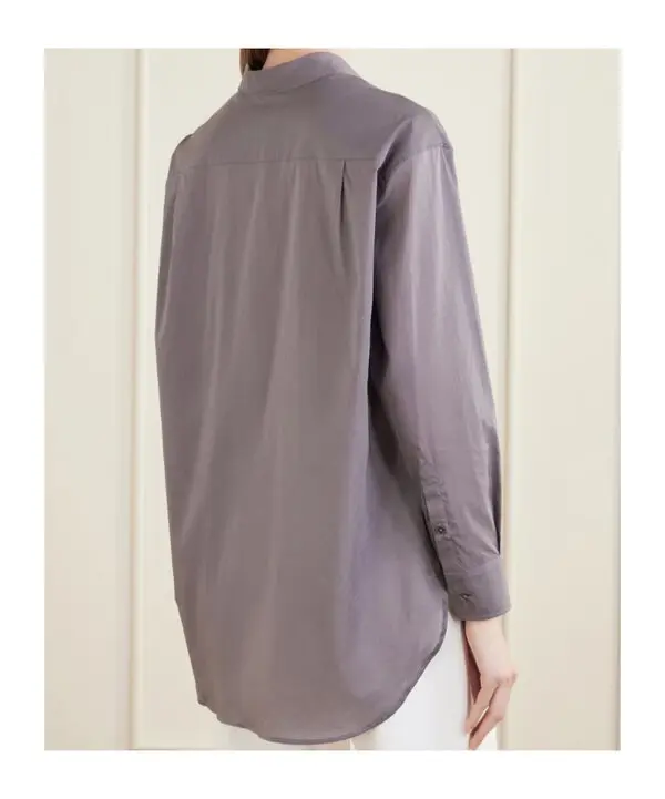 JIL SANDER Muslin Oversized Shirt - Gray