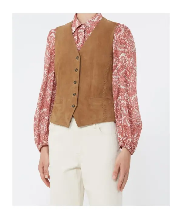 Max Mara Vetusta Suede Gilet