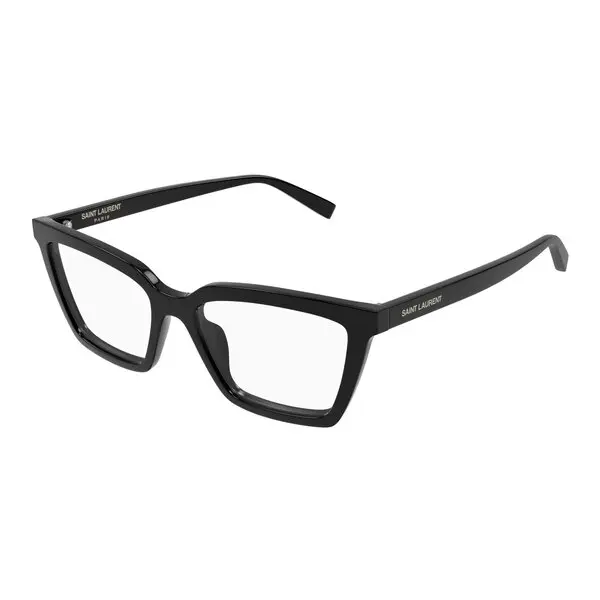 Saint Laurent Rectangle Frame Eyeglasses - Black
