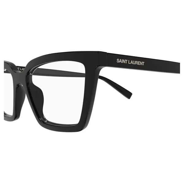 Saint Laurent Rectangle Frame Eyeglasses - Black