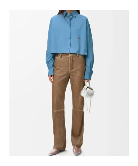 Loewe Cropped Relaxed-fit Shirt