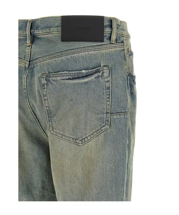 PURPLE BRAND Distressed Flare Jeans