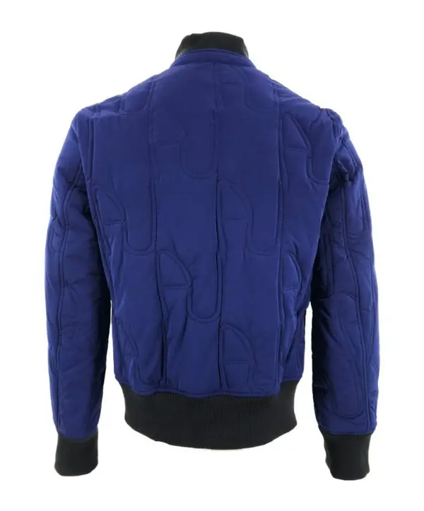 Emporio Armani Long Sleeve Quilted Jacket - Blue