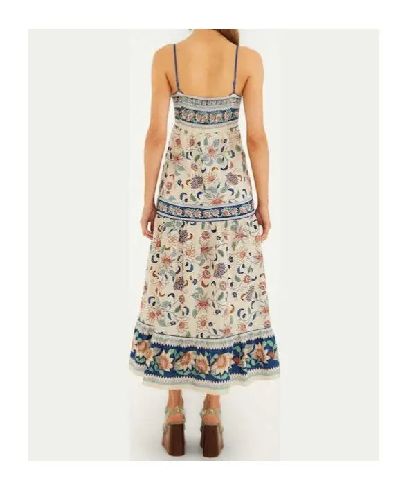 Farm Rio Floral Tapestry Maxi Dress